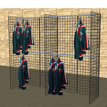 Gridwall Floor Displays :: Gridwall & Slatgrid :: Palay Display