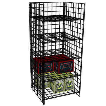 Gridwall Floor Displays :: Gridwall & Slatgrid :: Palay Display