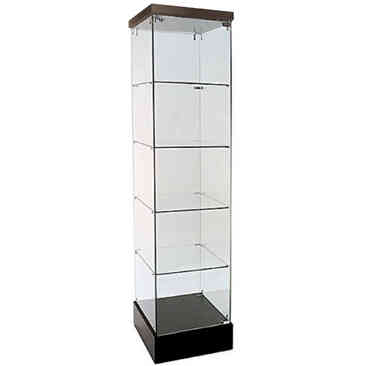 Frameless Display Cases - Upright Display Cases - Tower Display Cases ...