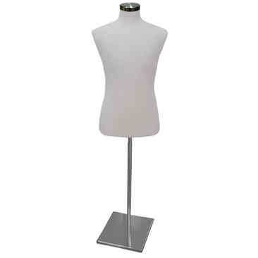 Mens Suit Form with Natural Finial Neckblock and Natural Tripod Base ...
