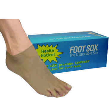 Unisex Black Nylon Try On Disposable Socks - Black Disposable Socks ...