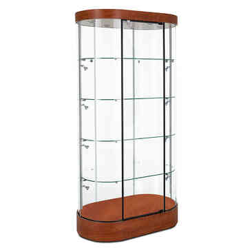 Curved Wall Display Case - Display Case - Wall Display Case - Showcase ...