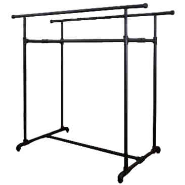 4 Way Pipe Clothing Rack - 4 Way Rack - Pipe Clothing Rack - 4 Way Pipe ...
