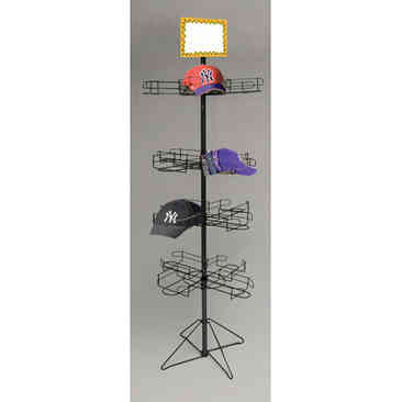 Cap Rack - Baseball Cap Tower :: Cap Rack :: Racks :: Palay Display