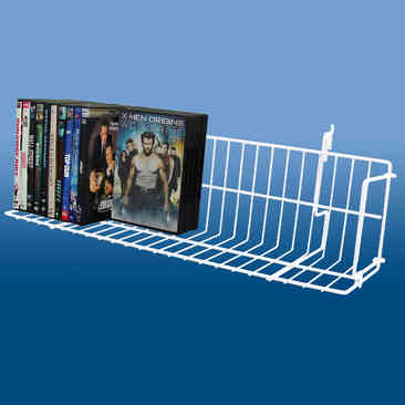 Video Shelf - 48"L :: Slatwall Wire Shelving :: Slatwall :: Palay Display