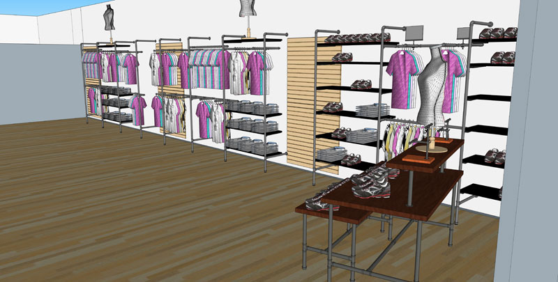 Clothing Store Design Layout